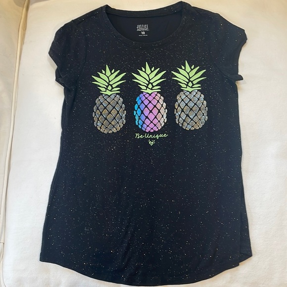 Justice | Shirts & Tops | Justice Sparkle Tee | Poshmark